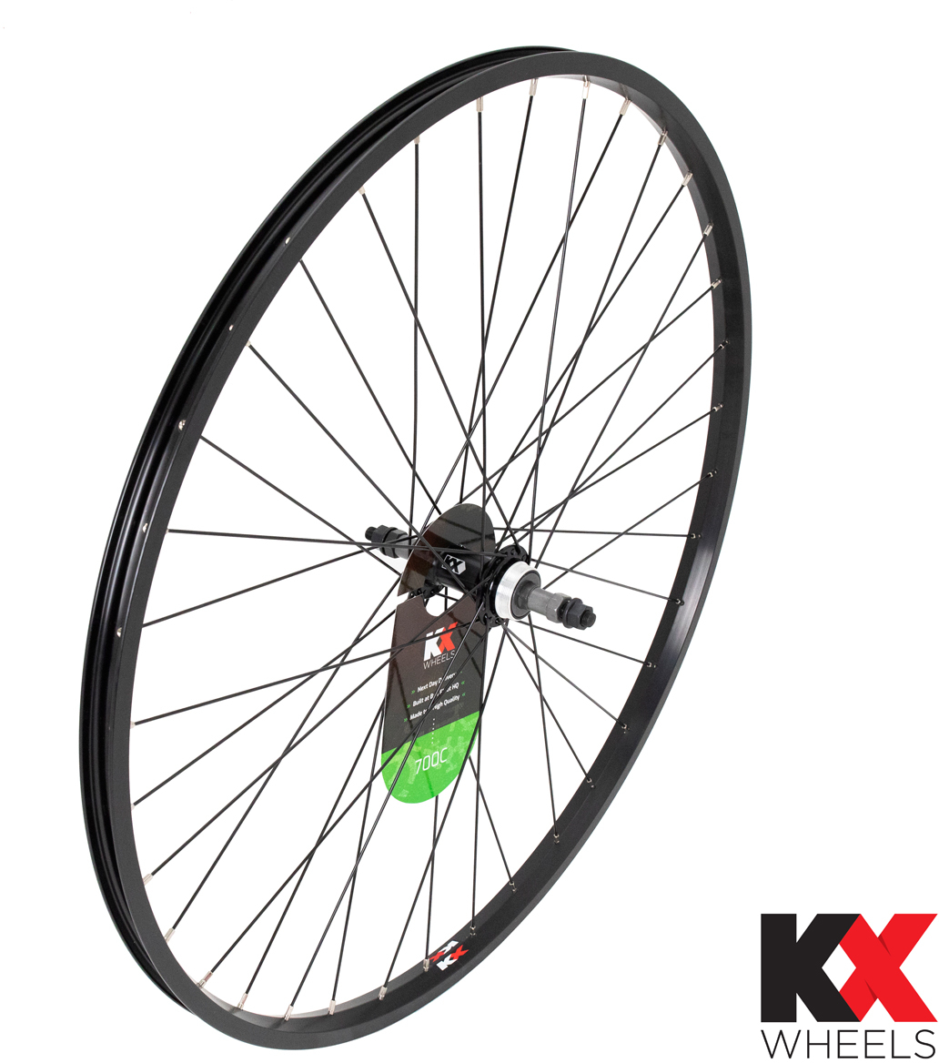 KX Wheels KX Hybrid 700C Singlewall Solid Axle Screw On Wheel Rim Brake ...