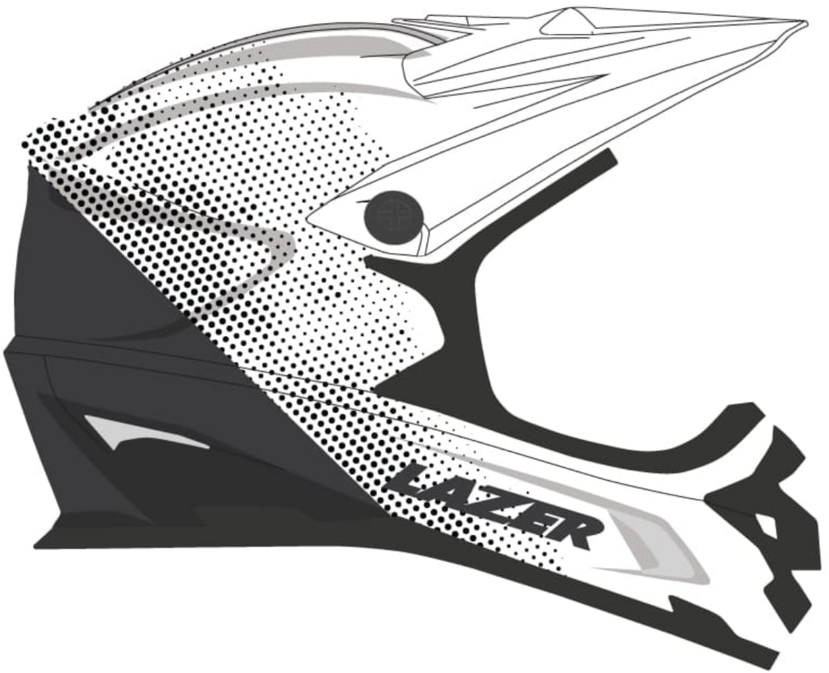 Lazer Phoenix+ Helmet Black White - The Bicycle Chain