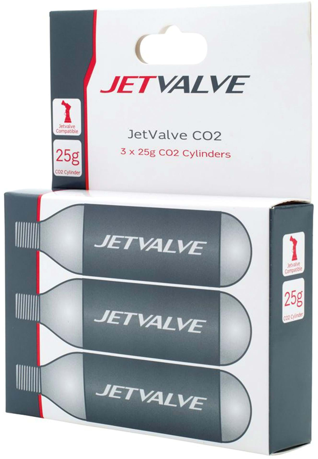 Weldtite Wedtite JetvalveCo2 Cylinders x3 2021 25G - The Bicycle Chain